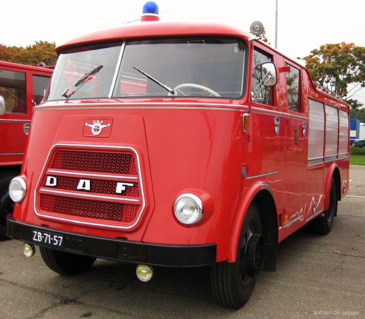 Fire Engines Photos - 1965 DAF Fire Truck. ZB-71-57.
