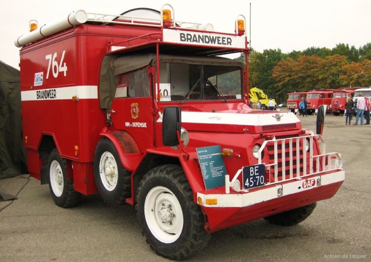 Fire Engines Photos - 1958 DAF Truck, BE-45-70