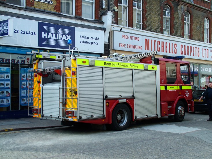Fire Engines Photos - Dennis 'Reserve' Fire Engine