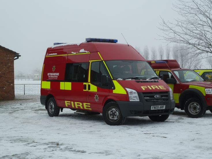 Notts Fire & Rescue Ford Transit FN09ASF