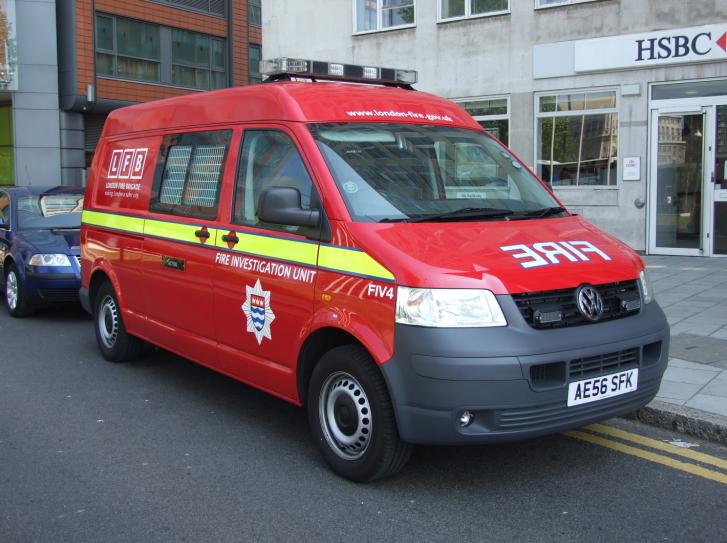 Fire Engines Photos - London Fire Brigade Fire Investigation Unit