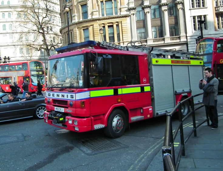 Fire Engines Photos - Fire and Rescue Dennis in London