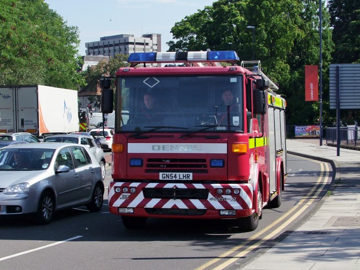 Fire Engines Photos - Kent Fire Dennis Sabre XLGN54LHR
