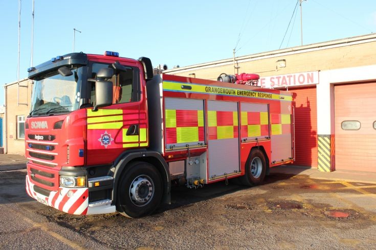 Fire Engines Photos - Scania Foam Tender Ineos