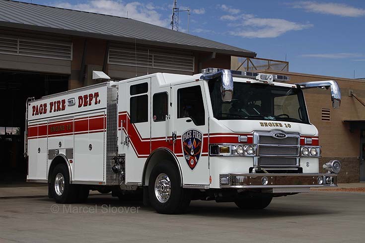 Fire Engines Photos - Engine 10 Pierce Page Fire dept