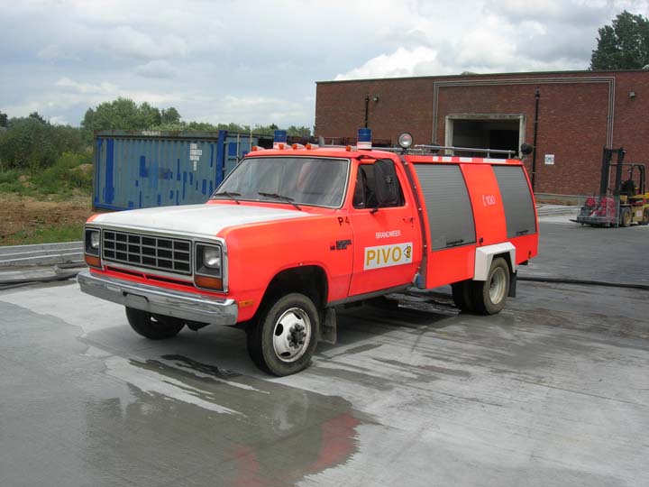 Fire Engines Photos - Fire School Pivo Asse Belgium