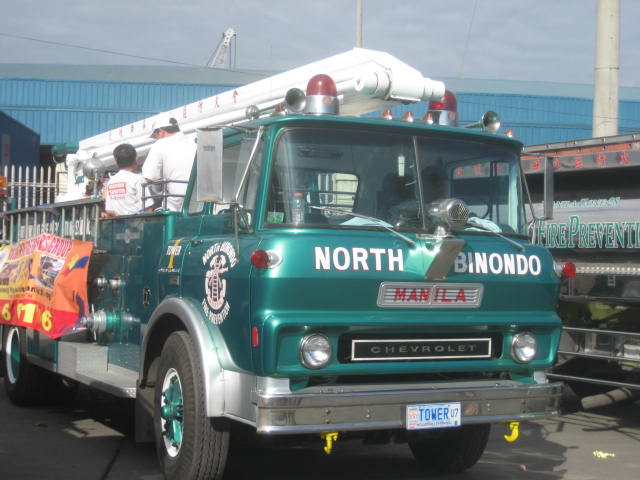 Fire Engines Photos - Chevrolet Snorkel Vintage Fire Engine -Philippines