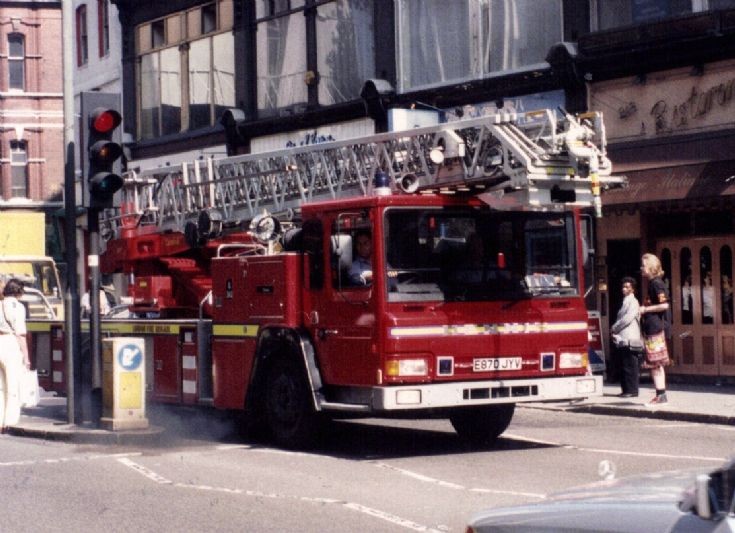 Fire Engines Photos - Chelsea TL Dennis F127 Camiva E870JYV