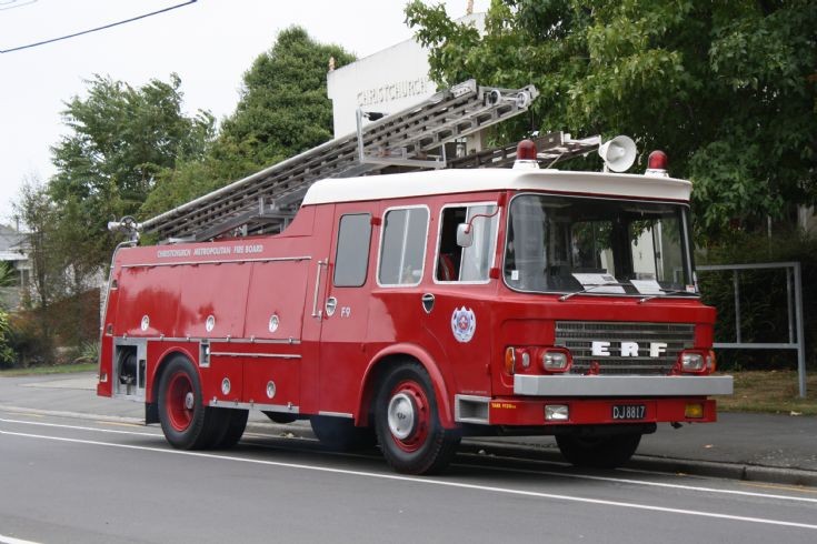 Fire Engines Photos - New Zealand ERF Wormald DJ8817