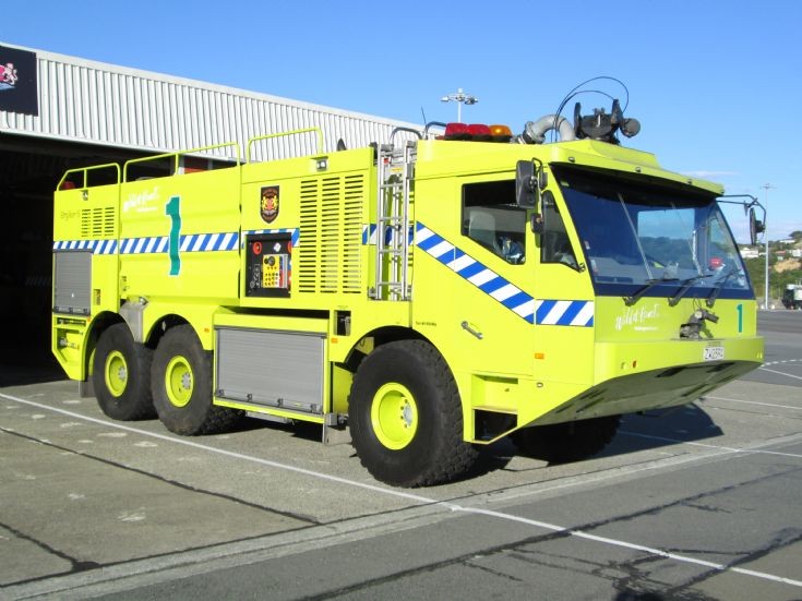 Fire Engines Photos - New Zealand Stryker Wellington Airport