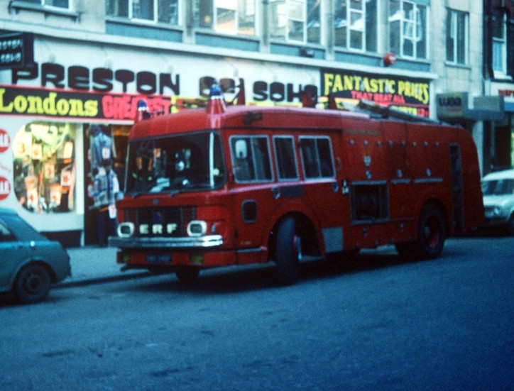 Fire Engines Photos - ERF HCB/A Pump London FB SMH 346F