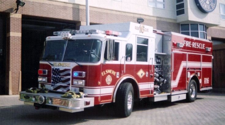 Fire Engines Photos - Elsmere Rescue 16 VFD Delaware Pierce