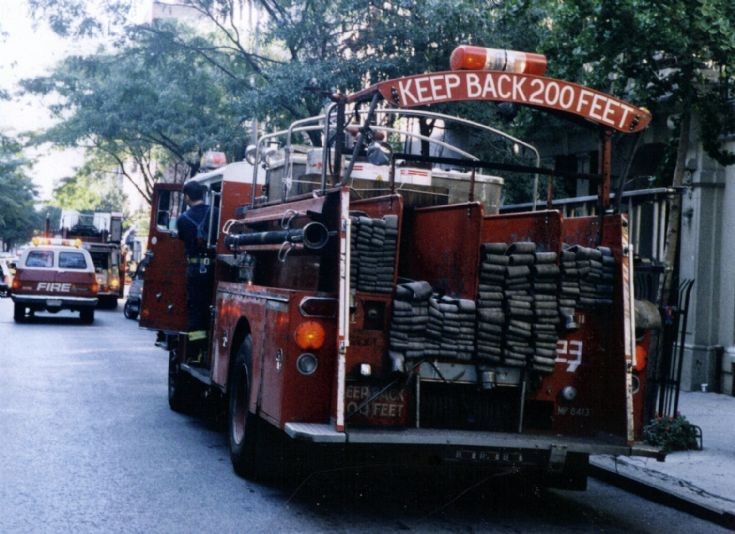 Fire Engines Photos - FDNY Engine 23 rear Mack