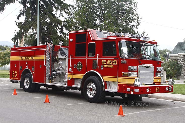 Fire Engines Photos - Engine 3 Pierce Salt Lake City Fire department