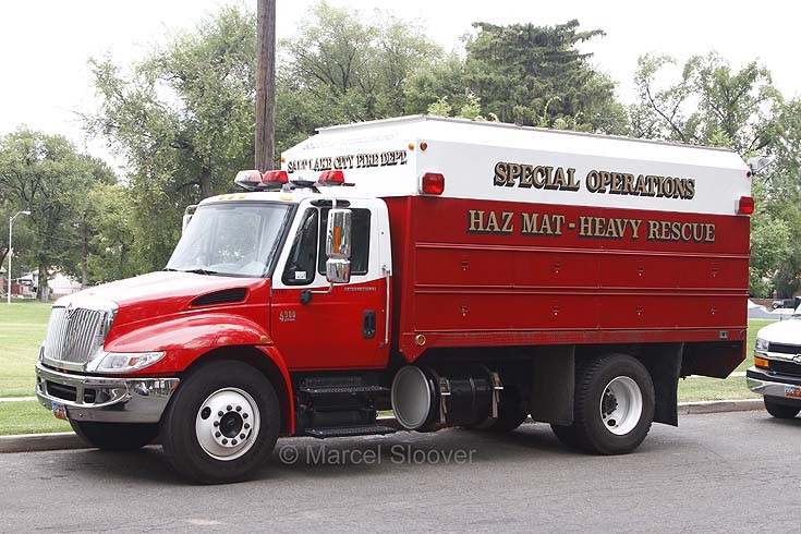 Fire Engines Photos - Salt Lake City International Hazmat