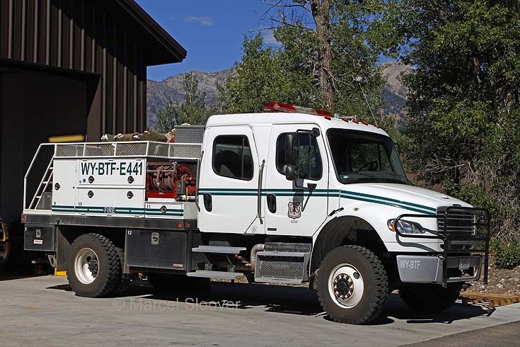 Fire Engines Photos - Grand Teton National Park Brush fire truck