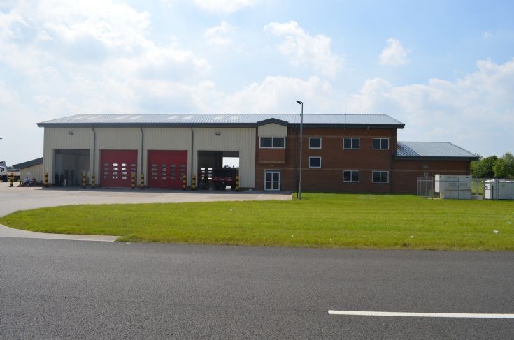 RAF Waddington Fire station back