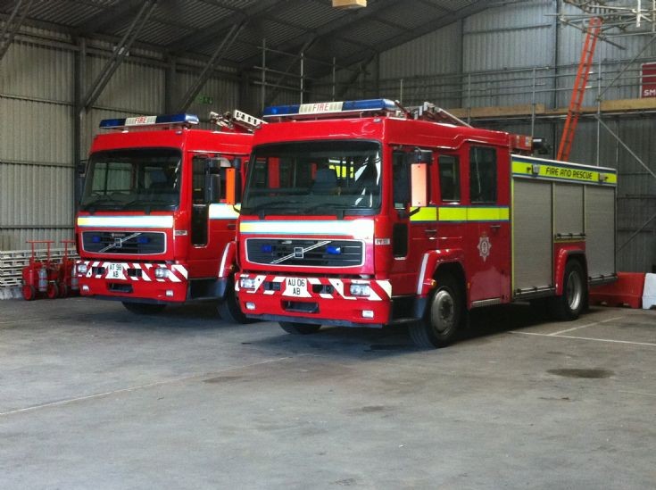 Fire Engines Photos - 2 x Saxon fire engines