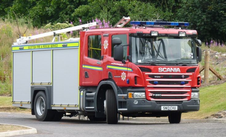 Fire Engines Photos - Scottish Fire & Rescue Service Scania SN13CVU