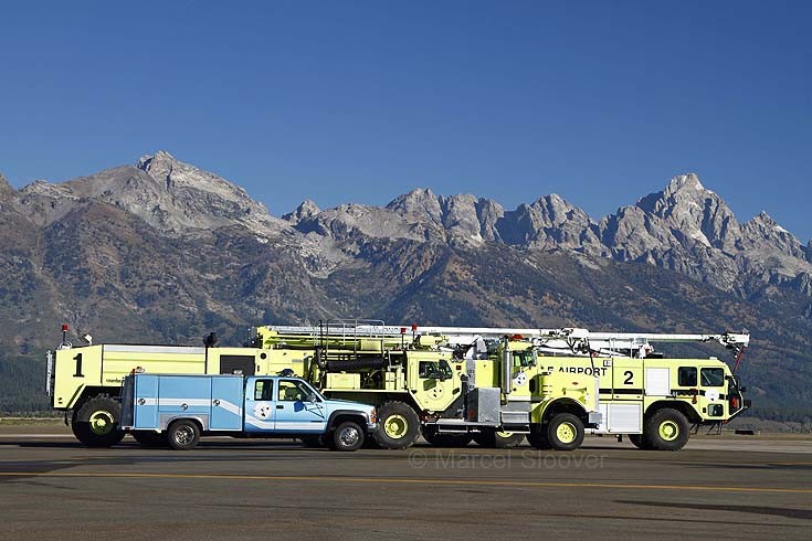 Fire Engines Photos - Jackson Hole Wyoming Airport equipment