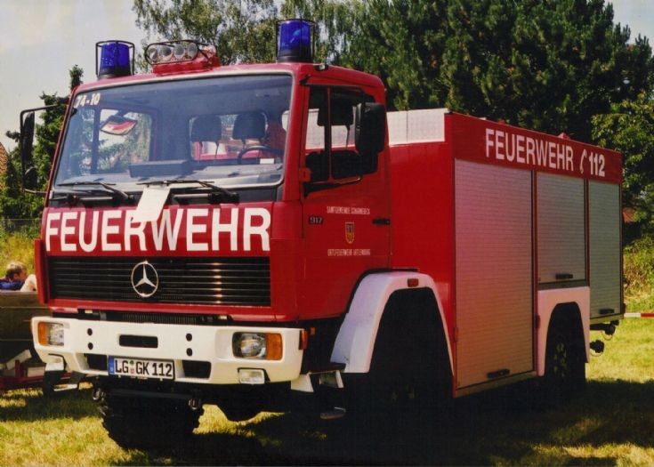 Fire Engines Photos - Mercedes TLF16 (LG-GK 112) Artlenburg