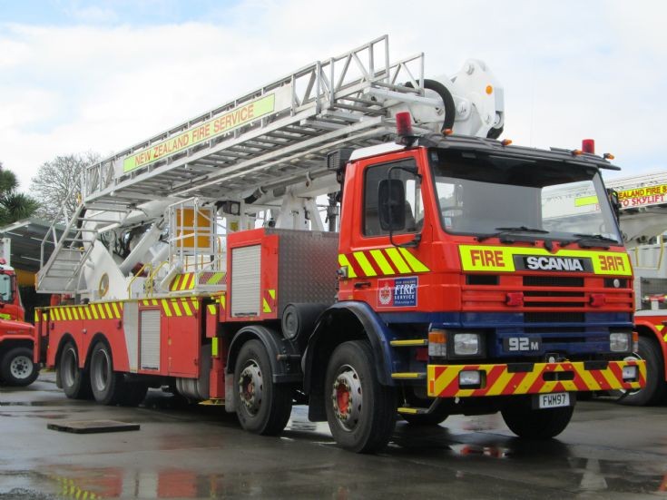 Fire Engines Photos - New Zealand Scania FWM97