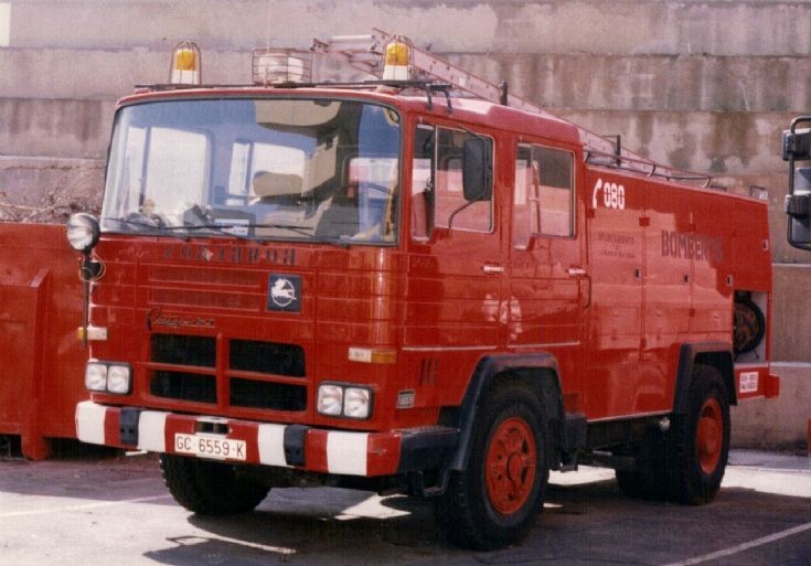 Fire Engines Photos - Gran Canaria Pegaso Pump GC6559K