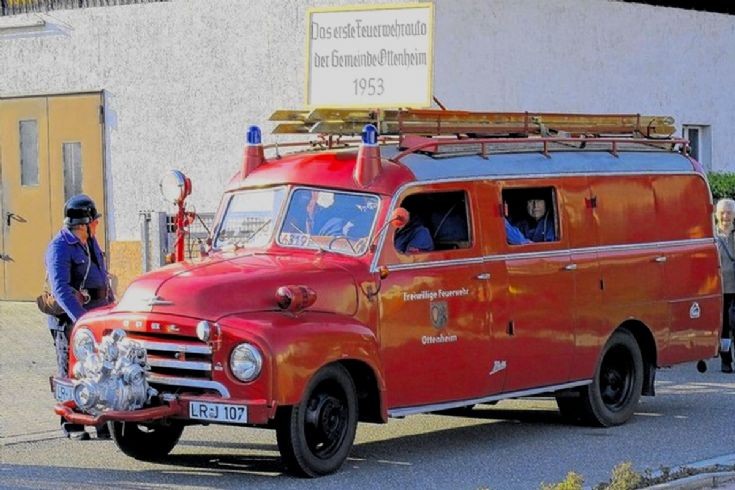 Fire Engines Photos - Opel-"Blitz" LF-8-TS,Vol.FD,Ottenheim
