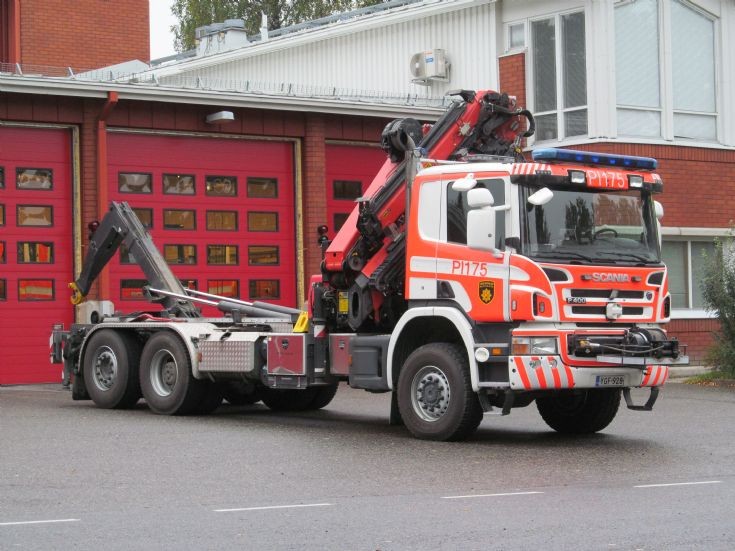 Fire Engines Photos - Scania P400 Swap Body Unit PI175