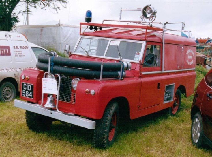 Fire Engines Photos - 1960's Landrover Series 2a - Fire Appliance