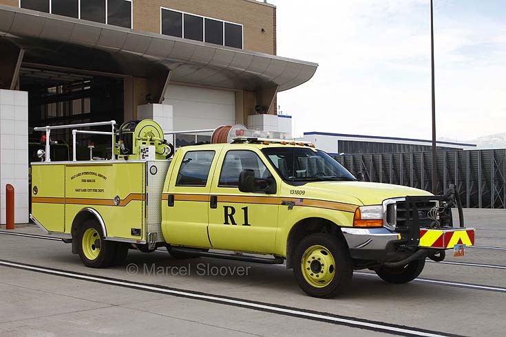 Fire Engines Photos - Salt Lake City airport R1