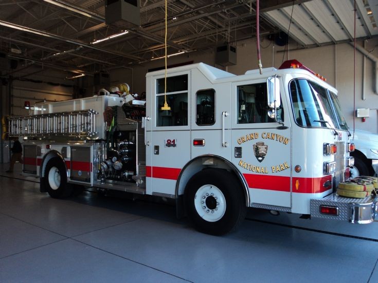 Fire Engines Photos - Pierce Pumper, Grand Canyon National Park, Arizona