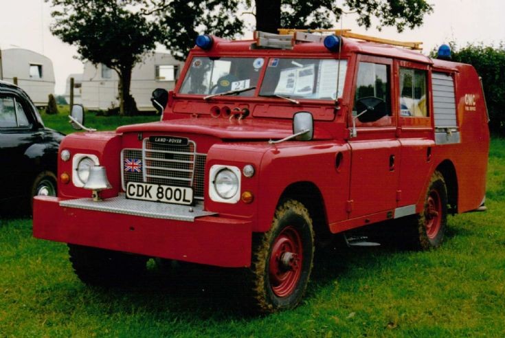 Fire Engines Photos - Landrover Series 3 LWB - Fire Appliance