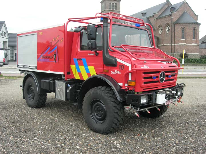 Fire Engines Photos - Brandweer Maasmechelen Belgium Unimog