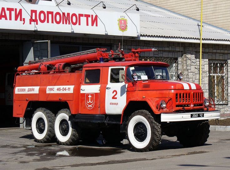 Fire Engines Photos - ZiL 131 - Vinnitsa, Ukraine