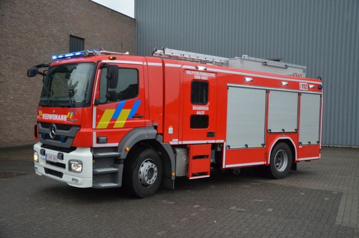 Fire Engines Photos - Pumper Fire brigade Aalst