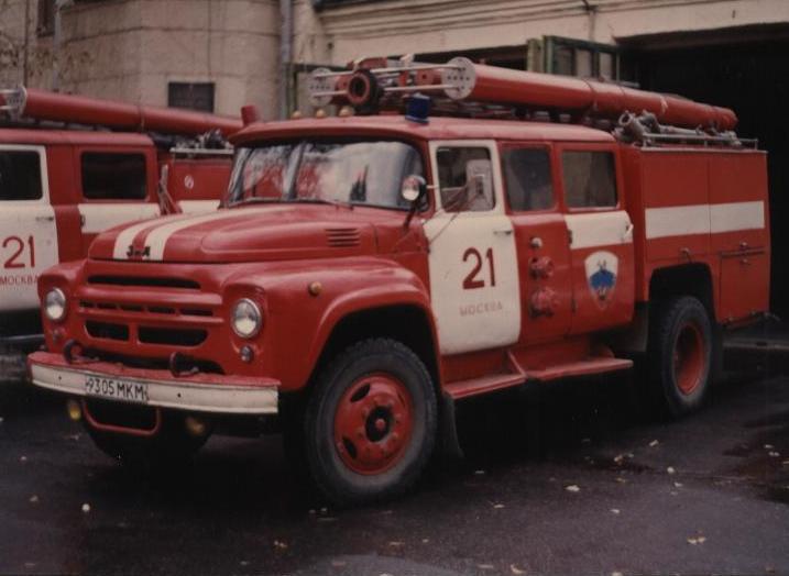 Picture of Moscow Fire Brigade Zil 130 pumper