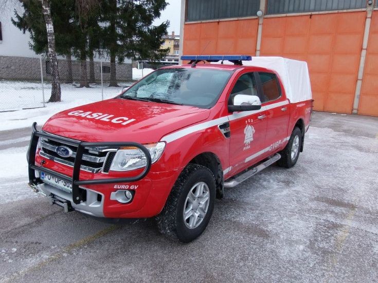 Fire Engines Photos - Ford Ranger for bushfires PGD Pivka