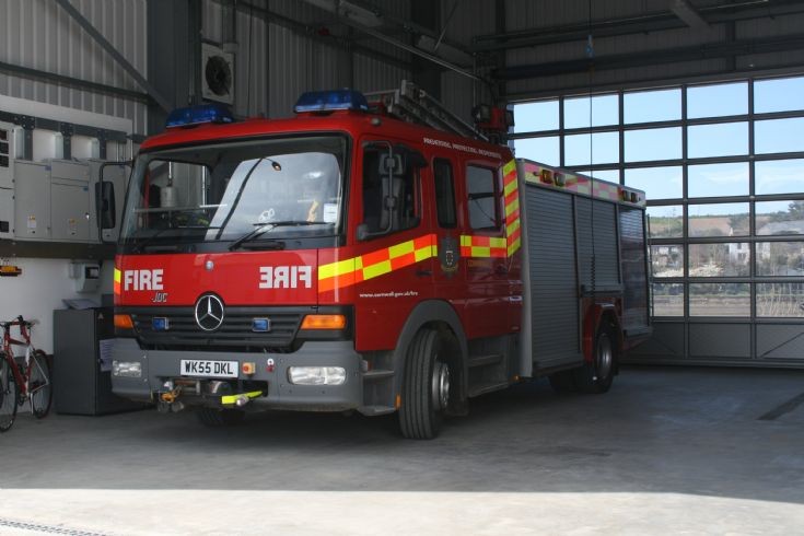 Fire Engines Photos - Hayle Cornwall new station