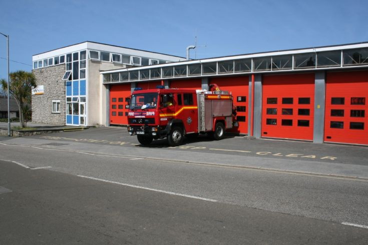 Fire Engines Photos - Camborne Fire Station Cornwall