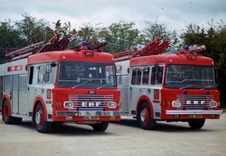 Fire Engines Photos - ERF's Two