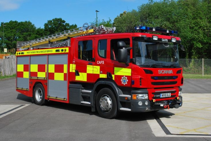 Fire Engines Photos - 2015 Scania P320 West Sussex Fire & Rescue Service