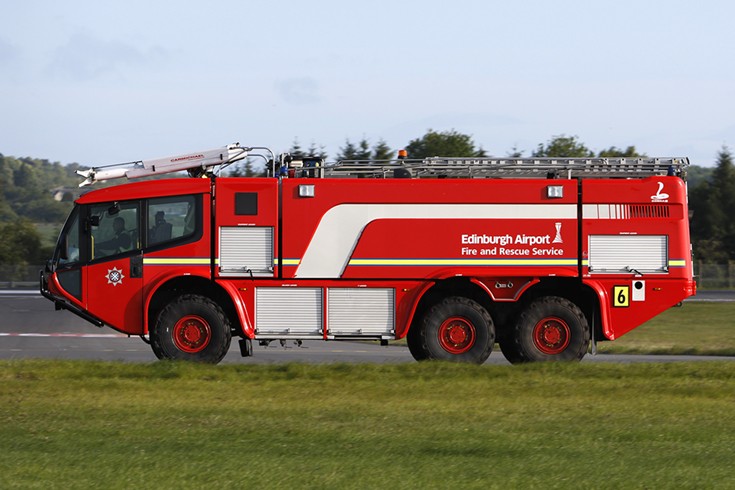Fire Engines Photos - Carmichael Cobra II at Edinburgh Airport