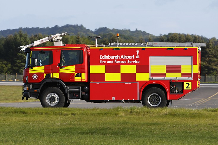 Scania at Edinburgh Airport