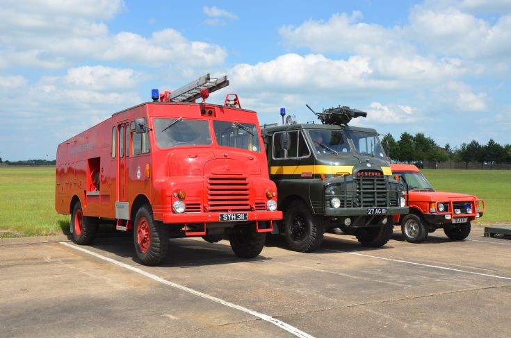 Fire Engines Photos - Line up RAF Museum
