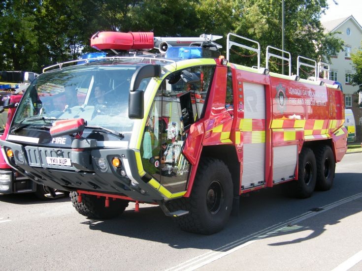 Fire Engines Photos - London Gatwick Rosenbauer at Crawley YK11AUP