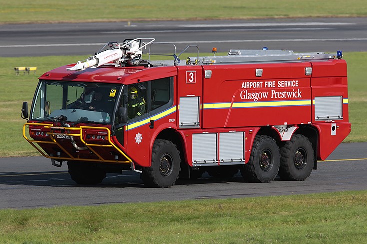 Fire Engines Photos - Carmichael Cobra 2 at Prestwick Airport