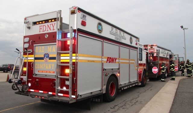 Fire Engines Photos - FDNY HazMat Co 1 Both pieces