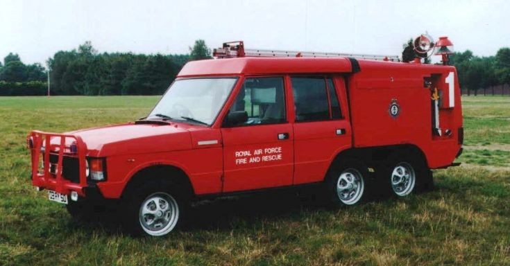 Fire Engines Photos - RAF Range Rover Carmichael TACR 2