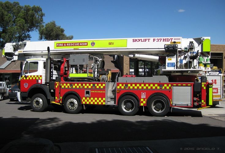 FRNSW SEV Ladder Platform, Canberra Australia